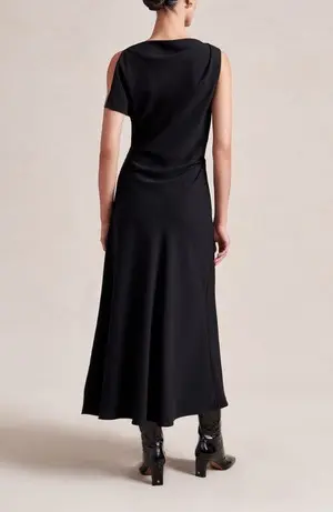 LA LIGNE Matte Moira Midi Dress
