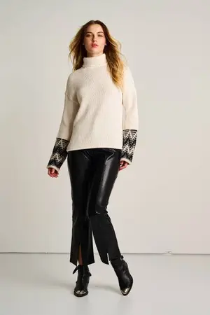 Lisa Todd Wonderland Nordic Pullover Sweater - Snow