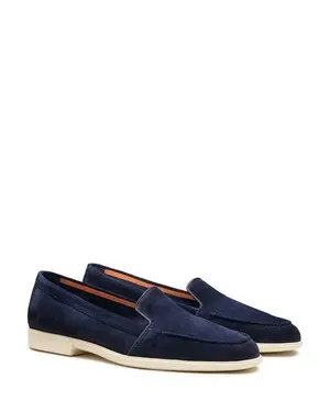 Santoni Round Toe Flats For Women