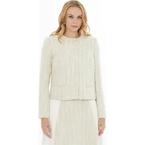 GIZIA Button-front Layering Jacket