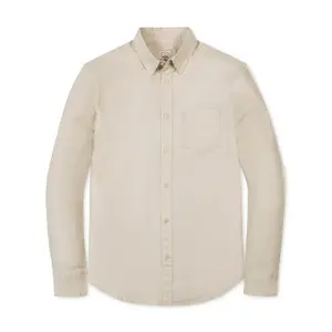 HOPE & HENRY Long Sleeve Solid Linen Shirt