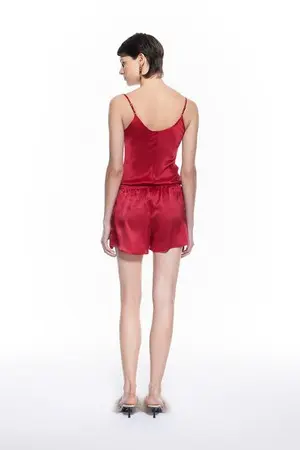 MERS SILK Luna Silk Pajama Shorts