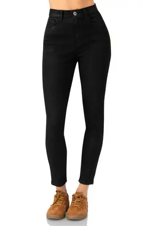 IVONNE Skinny Jeans With Patch Pockets