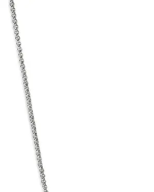 John Hardy Sterling Spear Diamond Bypass Pendant Necklace - Silver