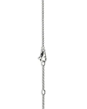 John Hardy Sterling Spear Diamond Bypass Pendant Necklace - Silver