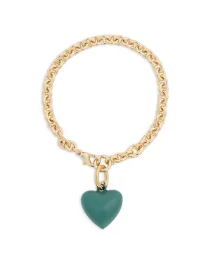 ROXANNE ASSOULIN Mini Heart Charm Bracelet - Puffy