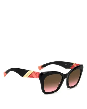 Missoni Rectangular Sunglasses, 53mm