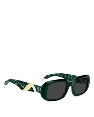 Missoni 52mm Rectangular Sunglasses - Green