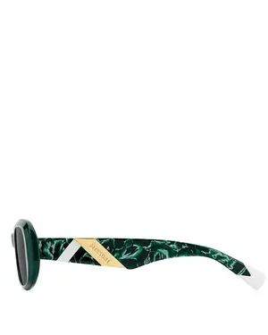Missoni 52mm Rectangular Sunglasses - Green