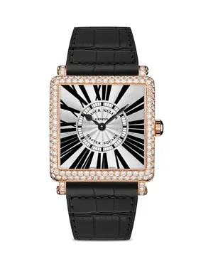 Franck Muller Master Square Watch, 36.6mm X 29.5mm - White/black