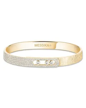 Messika 18k Yellow Diamond Move Noa Bangle Bracelet