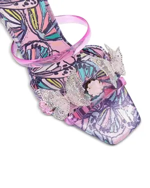 Kurt Geiger Embellished Butterfly Mule Sandals