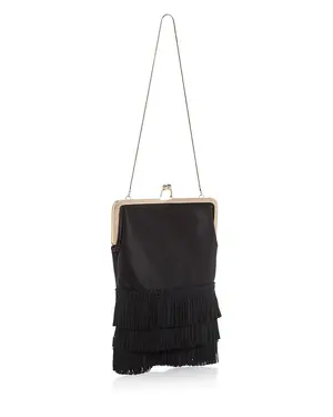 REFORMATION Skye Mini Top Handle Bag - Black