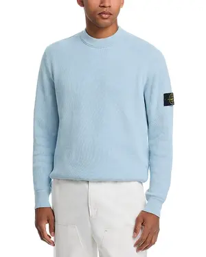 Stone Island Maglia Patch Sweater - Sky Blue
