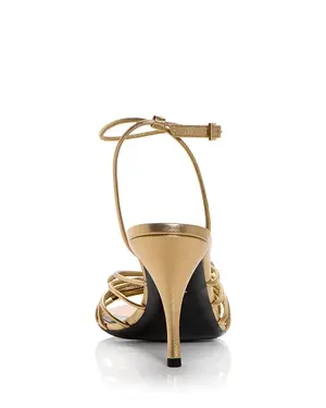 Versace Opera Bow Strappy Sandals