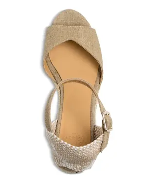 CastaÑer Blaudi Espadrille Wedge Sandals - Oro