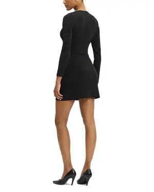 Herve Leger Abby Mini Dress - Black