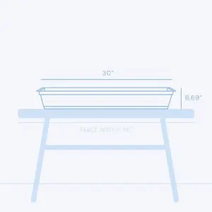BLOEM 30 Inch Dura Cotta Window Box Planter