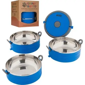 HEALTHY HUMAN Travel Dog Bowls - Multicolored
