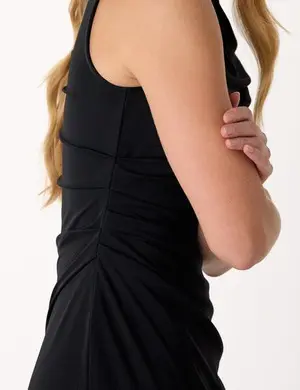 Whistles Jersey Crepe Asymmetric Dress