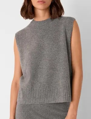 Whistles Knitted Sleeveless Vest