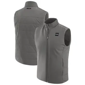 J. PALMER Seattle Seahawks Front Office Full-zip Vest - Graphite