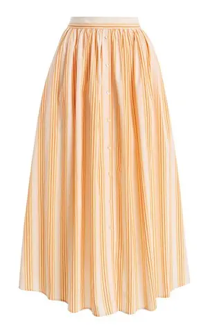 Rosie Assoulin Easy Does It Skirt - Orange