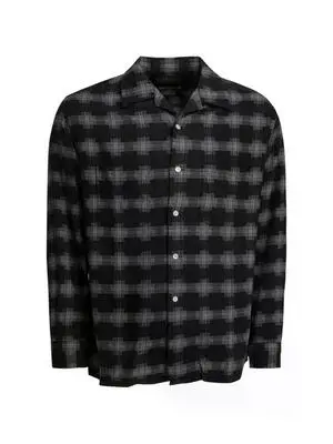BEAMS Plaid-pattern Shirt - Black