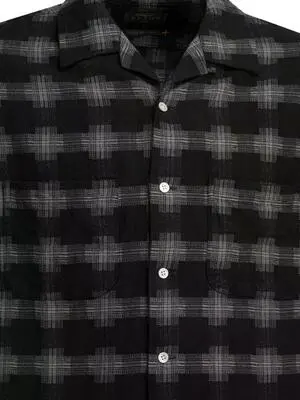 BEAMS Plaid-pattern Shirt - Black