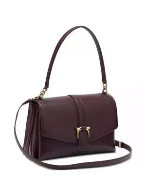 FERRAGAMO Buckle Leather Tote Bag