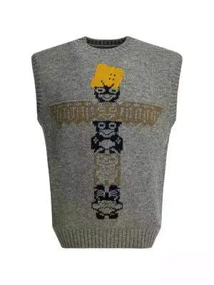 Kapital Graphic Knit Sweater