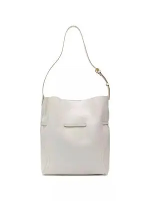 GIANNI CHIARINI Siena Drawstring Shoulder Bag - Neutrals