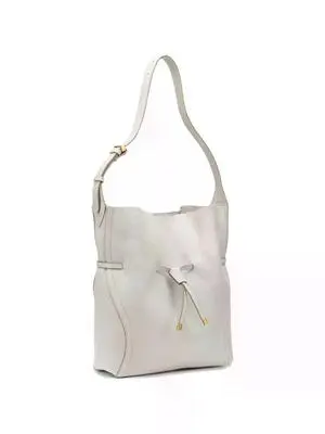 GIANNI CHIARINI Siena Drawstring Shoulder Bag - Neutrals