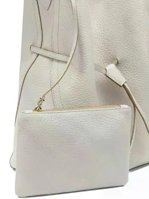 GIANNI CHIARINI Siena Drawstring Shoulder Bag - Neutrals