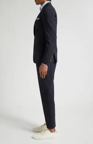 Eleventy Wool Stretch Gabardine Suit