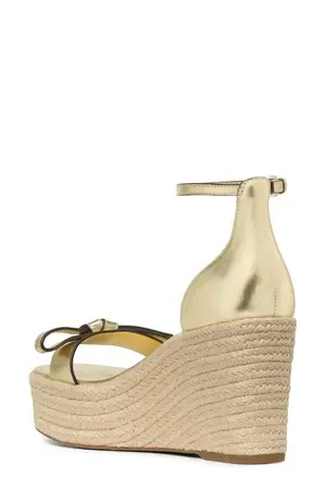 Kate Spade New York Metallic Espadrille Wedge