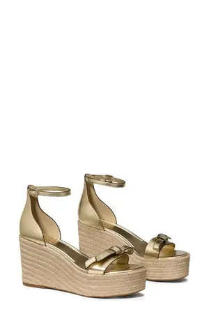 Kate Spade New York Metallic Espadrille Wedge