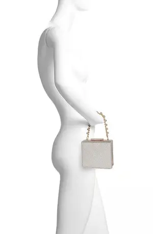 Badgley Mischka Billie Crystal Mini Box Clutch