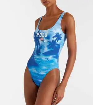 Polo Ralph Lauren Printed One-piece Swimsuit
