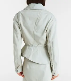 VIVIENNE WESTWOOD Stormy Faded Denim Jacket - Blue