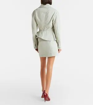 VIVIENNE WESTWOOD Rita Faded Denim Miniskirt