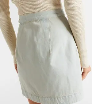VIVIENNE WESTWOOD Rita Faded Denim Miniskirt