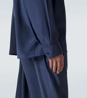 Saint Laurent Long-sleeved Shirt - Blue