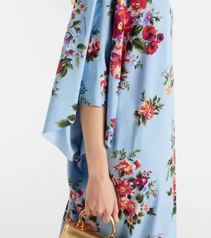 Dolce & Gabbana Floral Silk-blend Kaftan