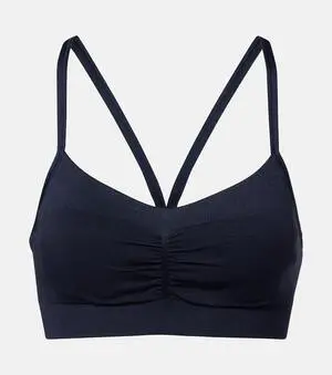 Adidas By Stella McCartney Logo Technical Sports Bra - Blue