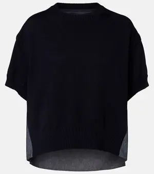 Sacai Cotton-blend Top