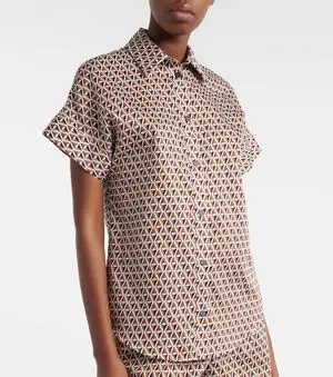 Max Mara Crea Printed Cotton Shirt