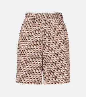 Max Mara Omelia Printed Bermuda Shorts - Multicoloured