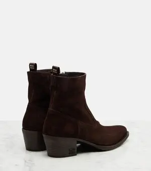 Miu Miu Suede Ankle Boots