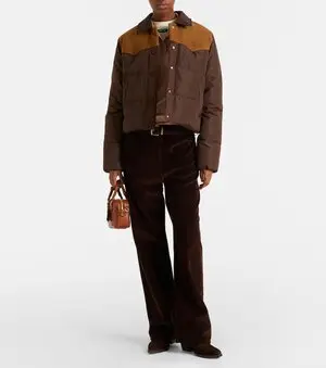 Miu Miu Suede Ankle Boots - Brown